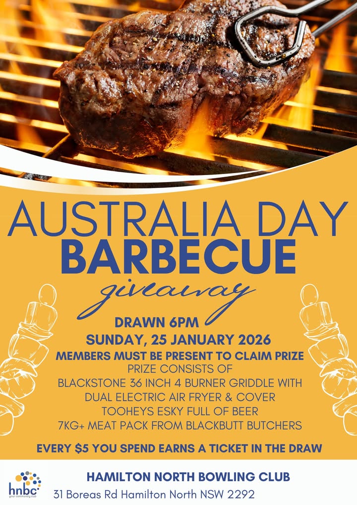 Rainy Day Raffle at Hamilton North Bowls